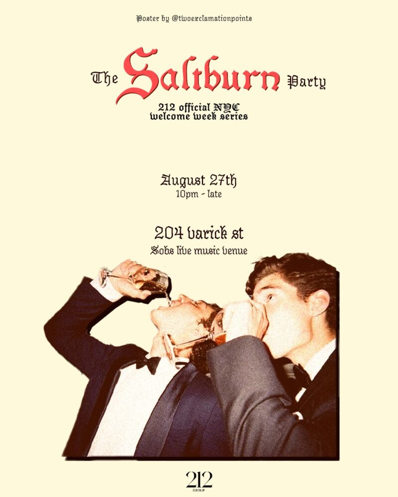 The Saltburn Party | SOB’s NYC